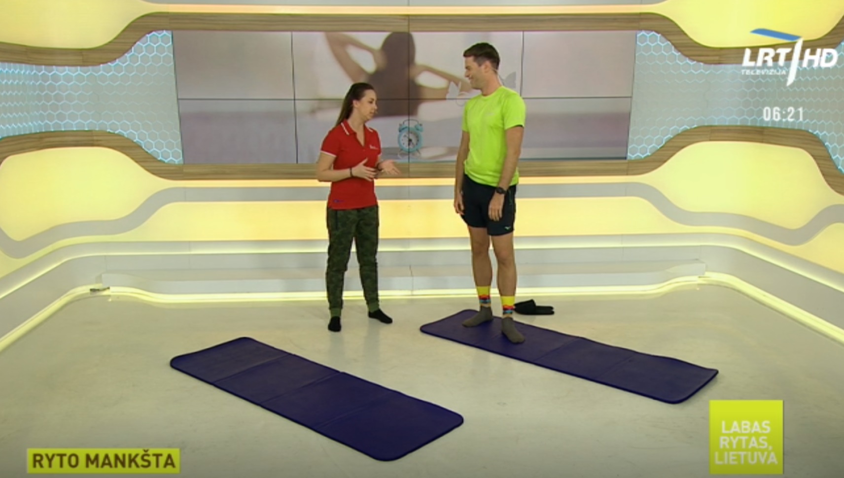 Laidoje „Labas rytas, Lietuva“ – LSU dėstytojos rytinės mankštos ...