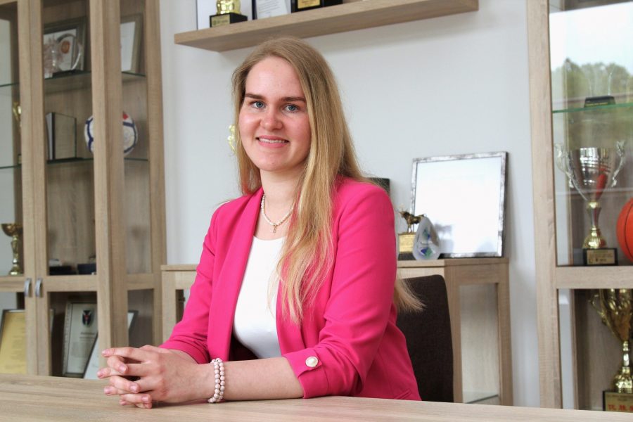 SA prezidentė Sandra | Lietuvos sporto universitetas