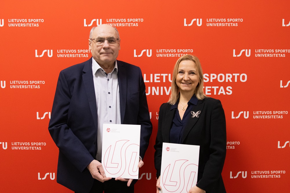 Rektorė ir Rutkauskas | Lietuvos sporto universitetas